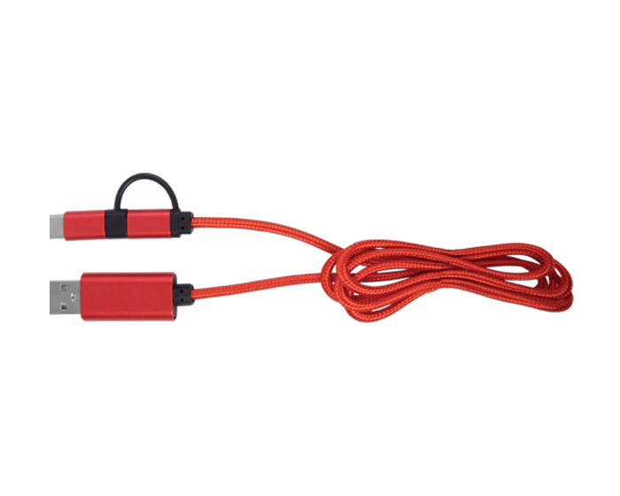 CABLE CONECTOR USB RIBBON A2555 ROJO (Plástico ABS / Aluminio ...